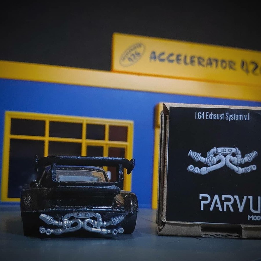 Parvus Models 1 64 Exhaust System V1 For Custom Diecast Hot Wheels ...