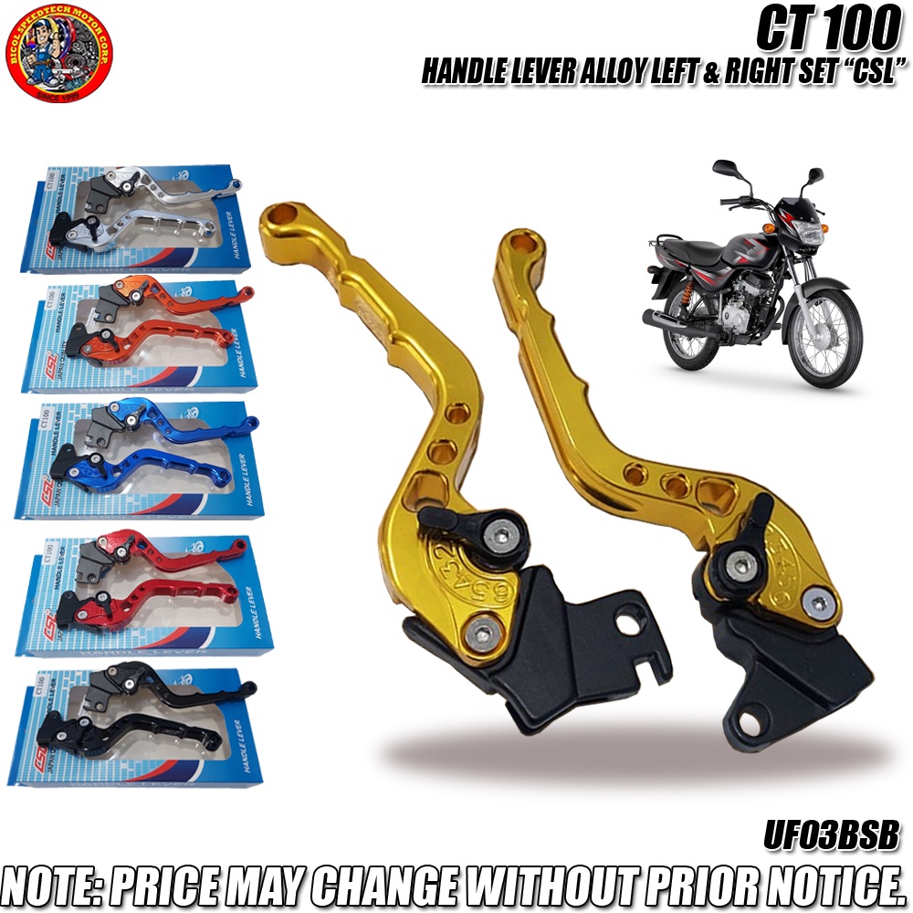 CT100 HANDLE LEVER ALLOY Left & Right "CSL" (UH38AEBJ) | Shopee Philippines