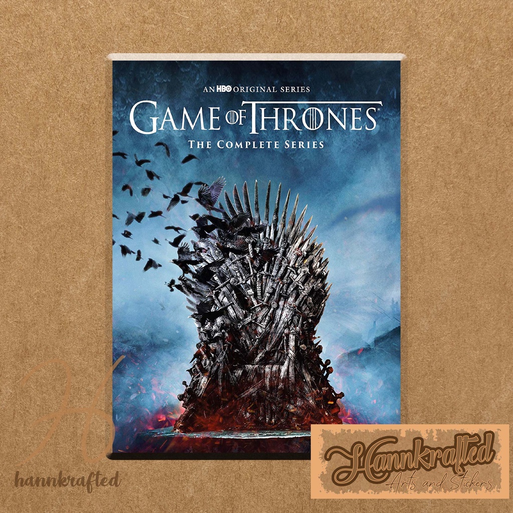 Game of Thrones Poster Decoration Sintra Board/Waterproof Sticker ...
