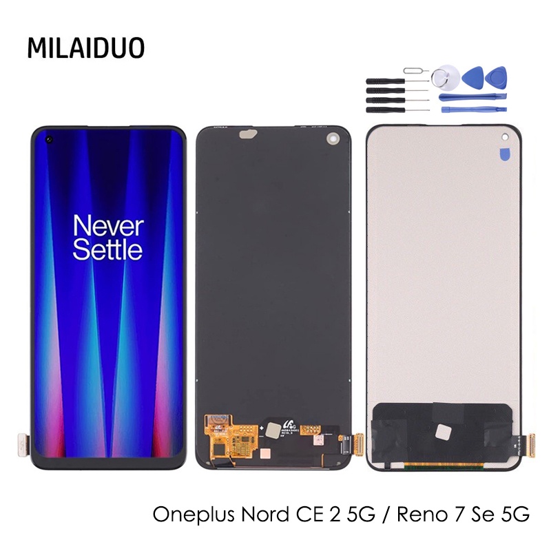 OLED / TFT LCD For OnePlus Nord CE 2 5G IV2201 / Oppo Reno 7 Se 5G LCD Display Touch Screen ...