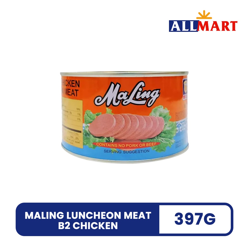 Maling Luncheon Meat B2 Chicken 397g | Shopee Philippines