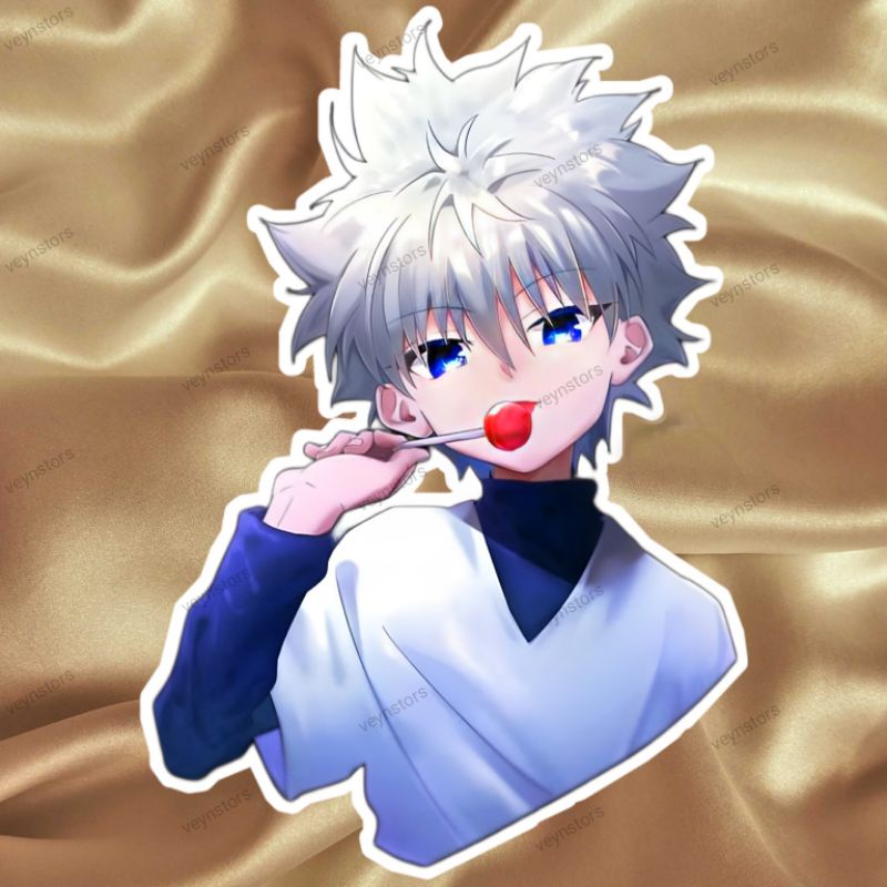 HUNTER X HUNTER KILLUA ZOLDYCK LAMINATED VINYL STICKER | Shopee Philippines