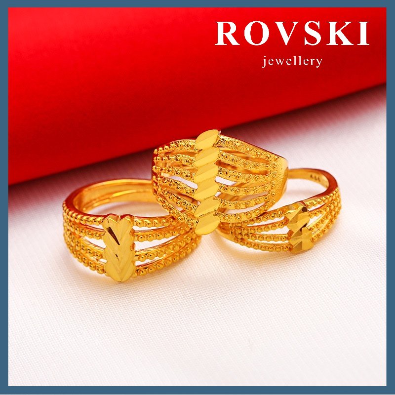 ROVSKI Fashion Korean Ready Stock Jewelry Women's Gold Plated ...