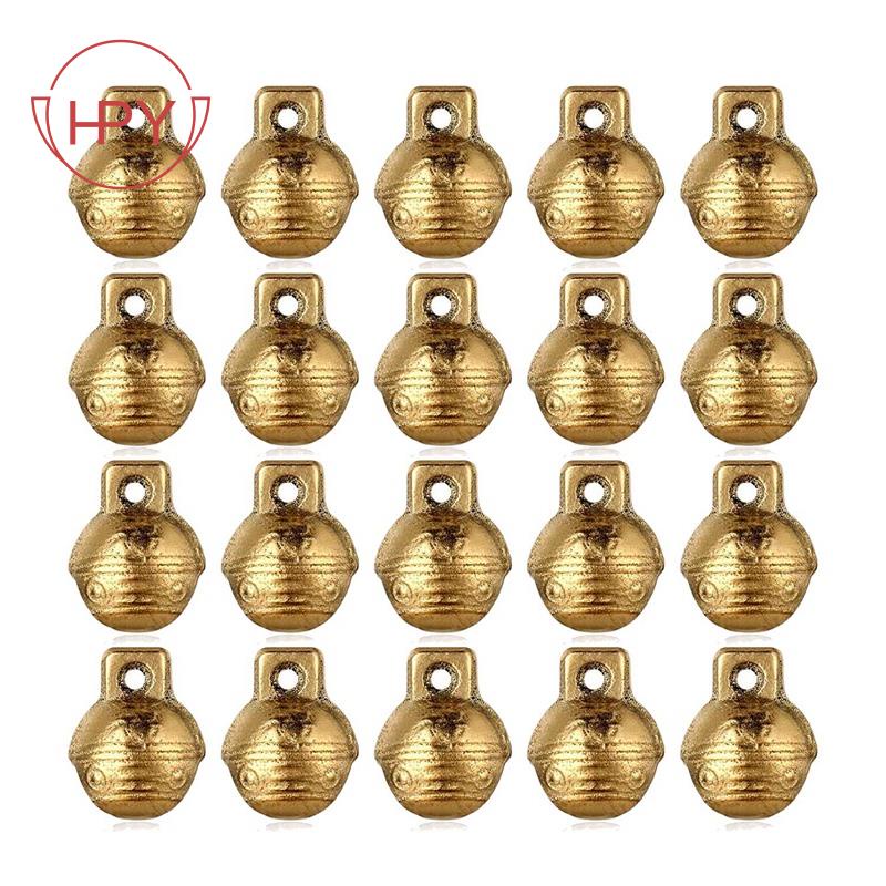 60 Pieces Vintage Brass Bells Mini Craft Bells Small Tibetan Craft ...