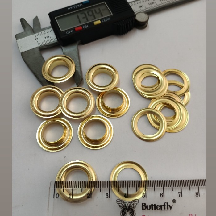 MATA Rew Chicken Eye 13Mm / Chicken Eye 28 + Ring Gold / 5Gross ...