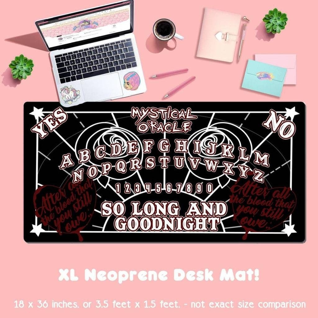 So Long And Goodnight Deskmat - Extra Large DeskMat, Goth Deskmat ...