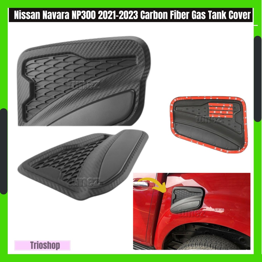 Nissan Navara NP300 2021-2023 Carbon Fiber Gas Tank Cover | Shopee ...