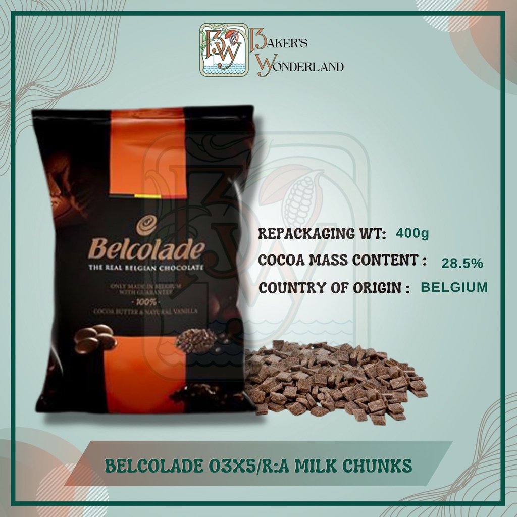 Belcolade Milk Chocolate Chunks | Shopee Philippines