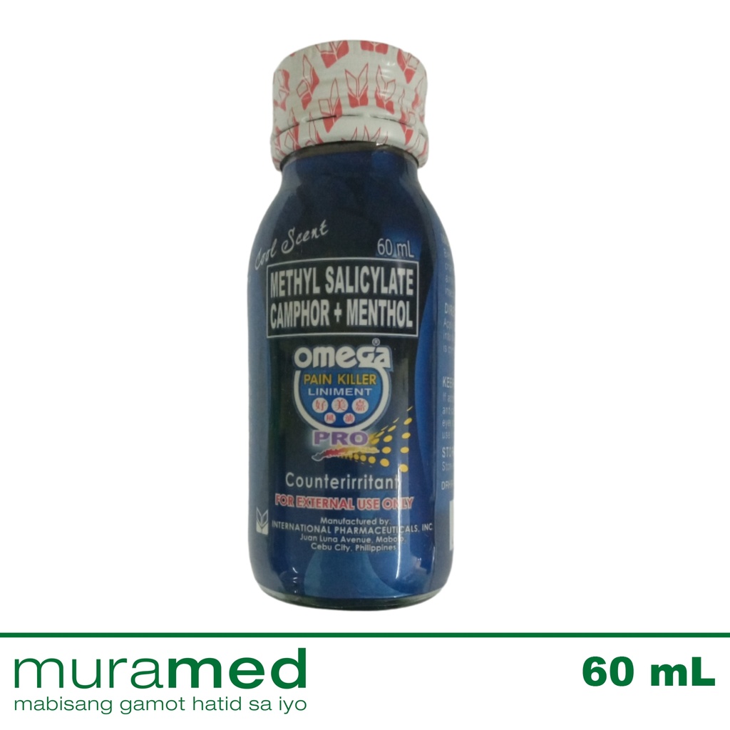 Omega PRO Pain Killer Liniment 60 mL | Shopee Philippines