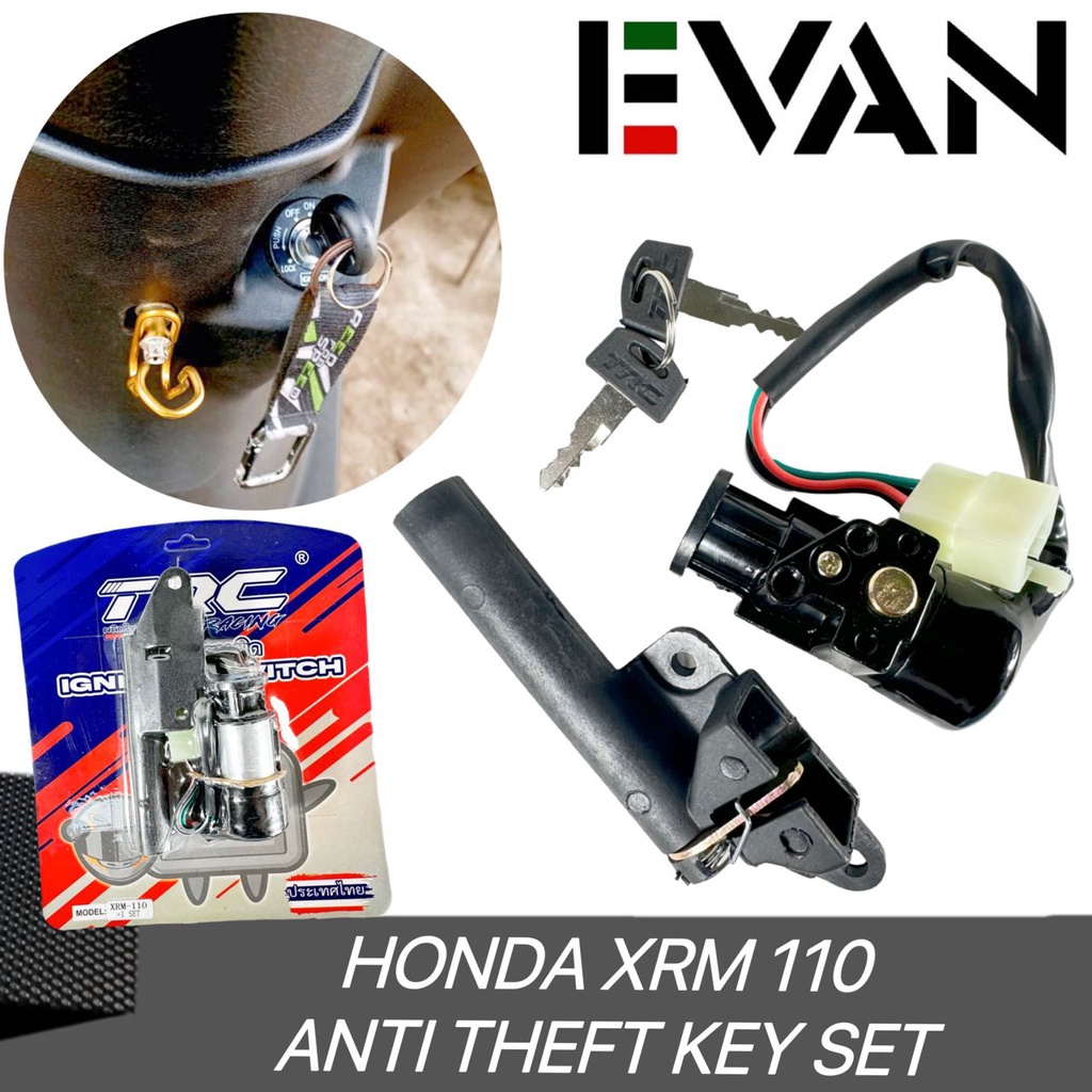 Honda Xrm 110 Anti Theft Key Set For Motorcycle | Shopee Philippines