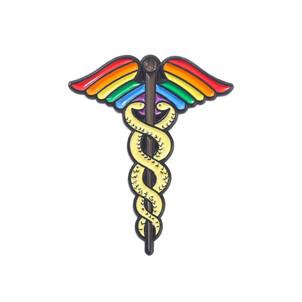 Enamel Pin - Rainbow Caduceus | Shopee Philippines