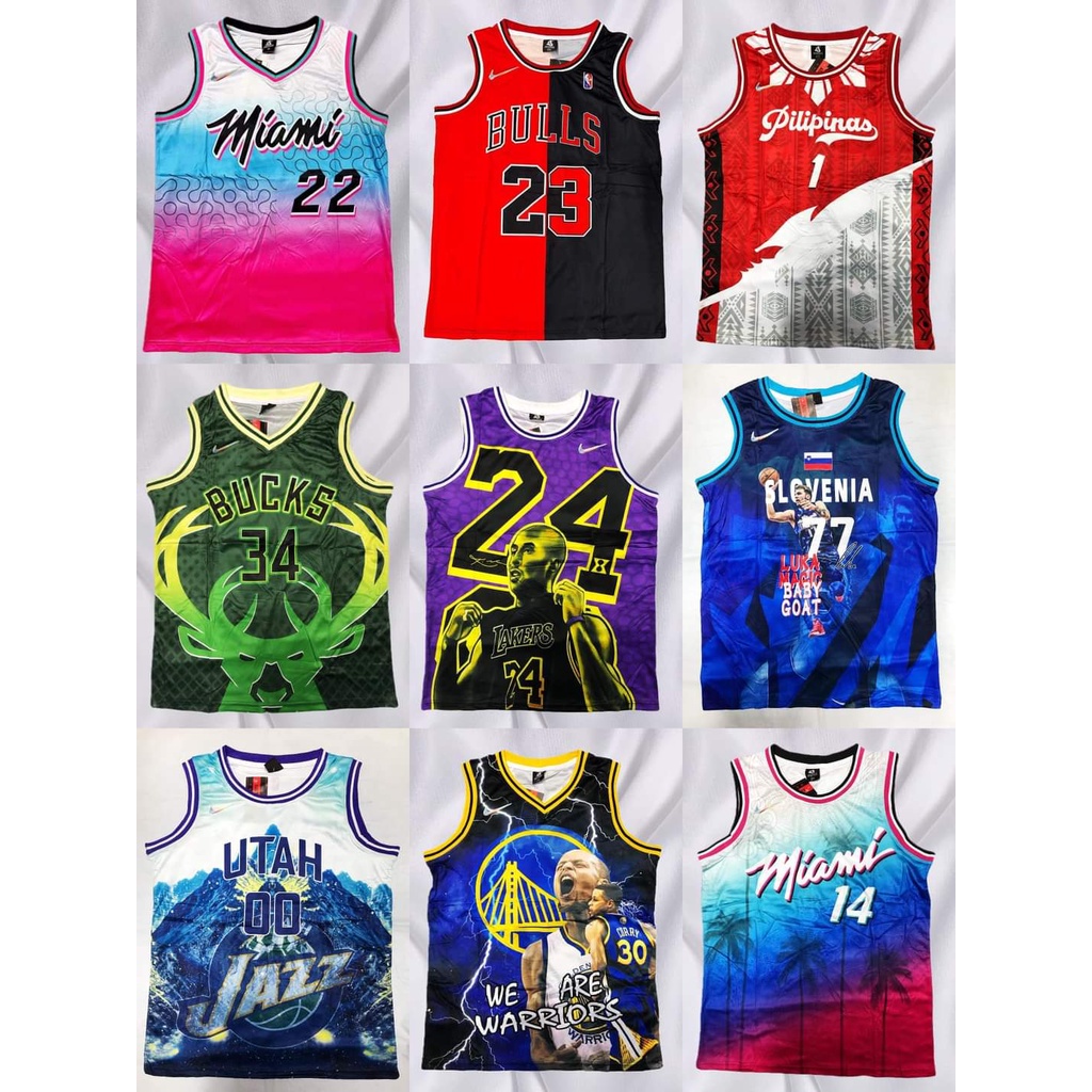 mens new full sublimation nba jersey sando | Shopee Philippines