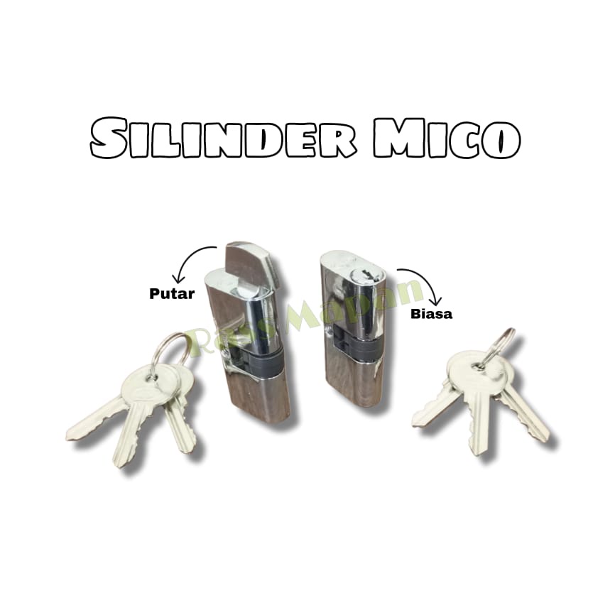 Al Miko Door Rotary Cylinder Aluminum Door Lock | Shopee Philippines