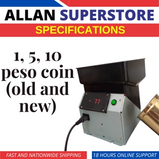 Allan Superstore New 6 Hole Coin Hopper with Counter | Coin Counting ...