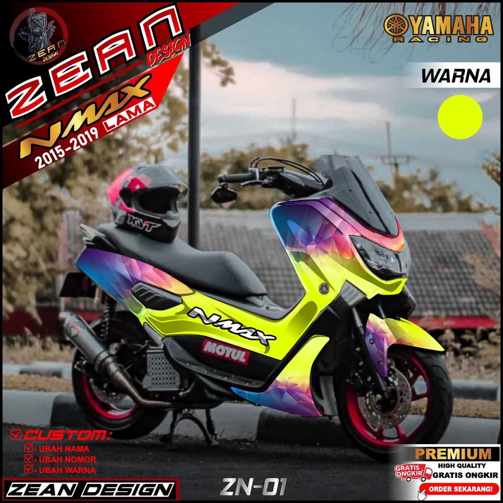 Yamaha NMAX 155 Old Fullbody Decal Sticker - Old NMAX Sticker Decal ...