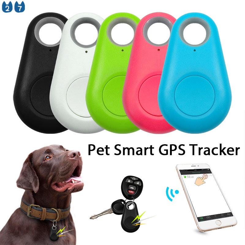 『27Pets』Smart Bluetooth Mini GPS Tracker Cat Dog Anti-Lost Tag Locator ...