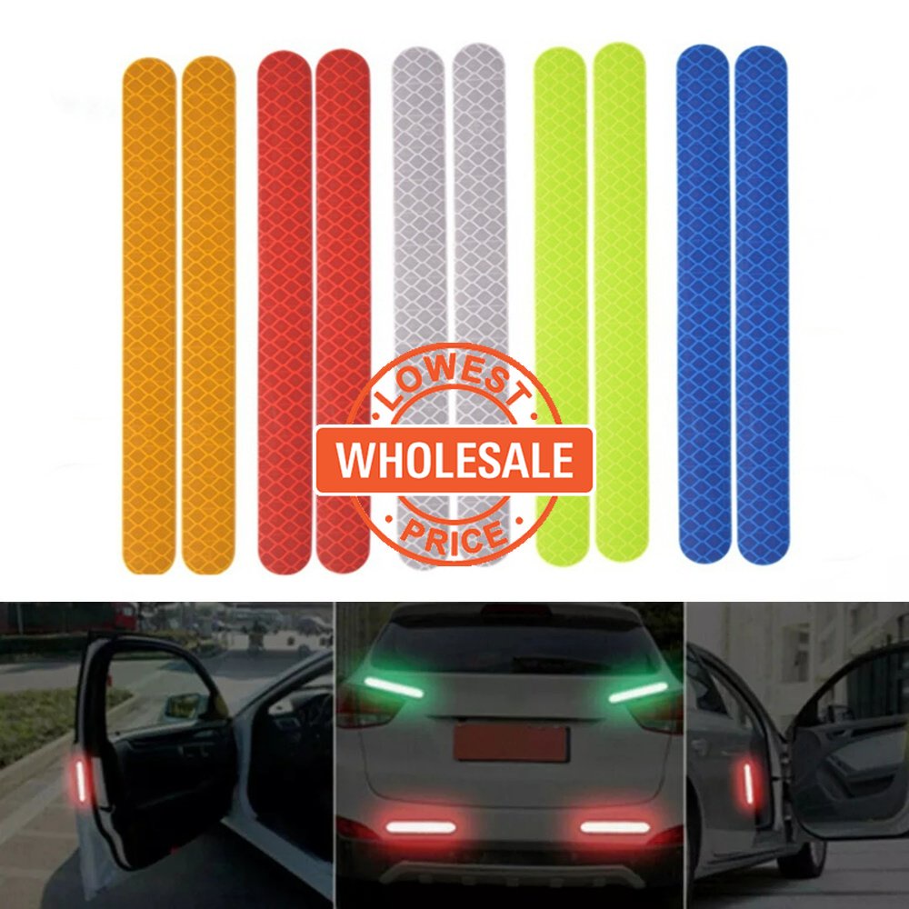 [ Wholesale Prices ] 2Pcs Pack Reflective Strip High Reflective Tape ...