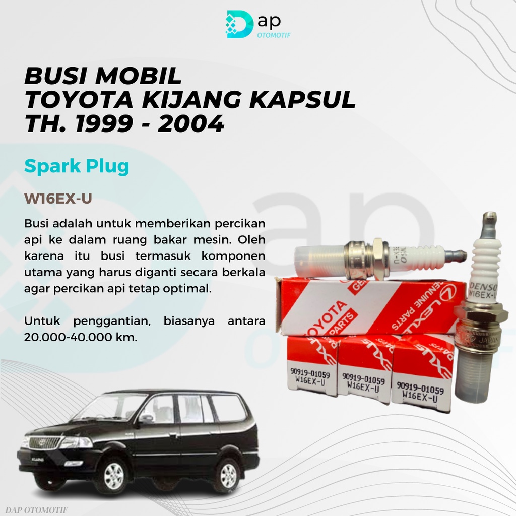 Toyota Kijang Capsule Car Spark Plug (1999-2004) | Shopee Philippines