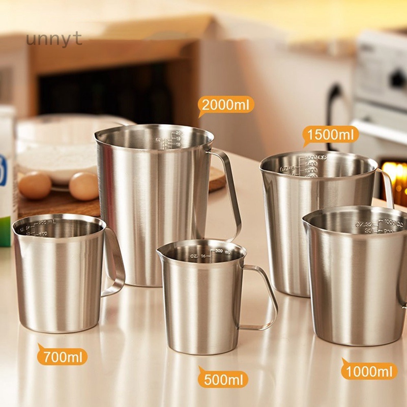 304 Stainless Steel Measuring Cup With Inner Scale Design Kitchen Scale ...