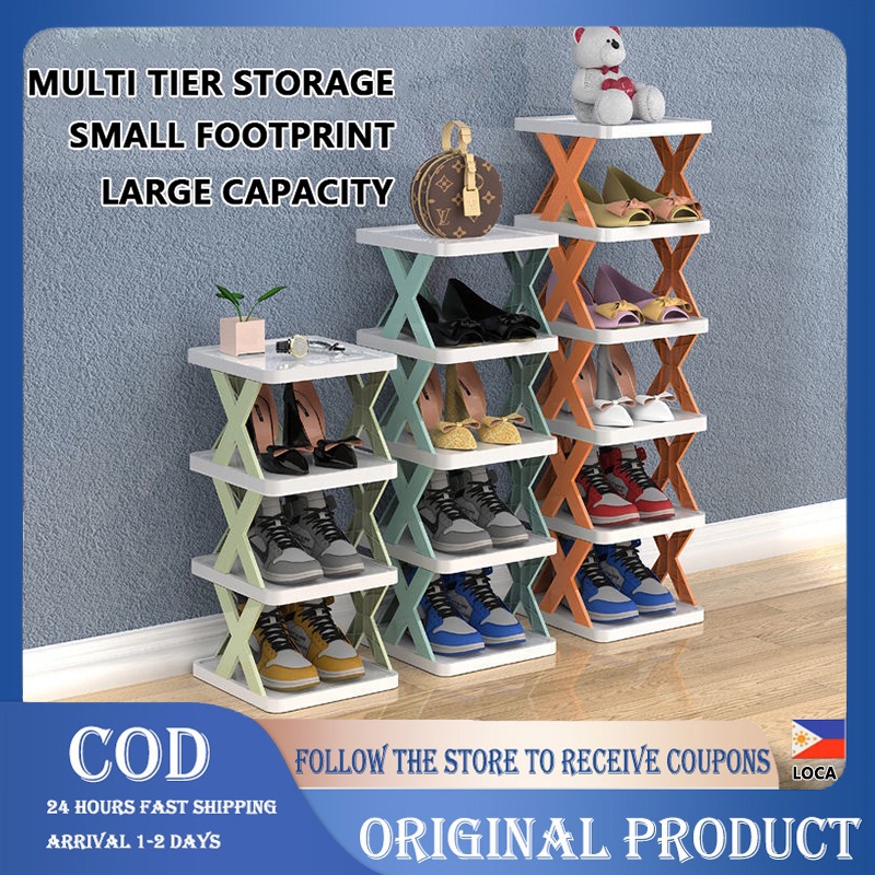 Multifunction Simple Shoe Rack 6 Layers Shoe Storage Organizer Shelf ...