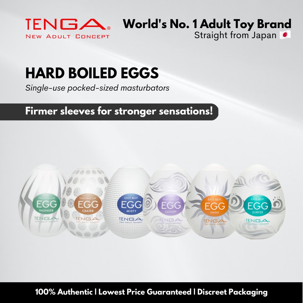 Tenga Hard Boiled Egg Series [disposable Portable Male Masturbator