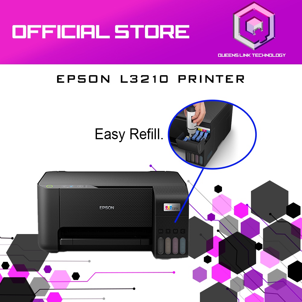 EPSON L3210 ECO PRINTER (PRINTING,SCAN, & PHOTOCOPY) | Shopee Philippines