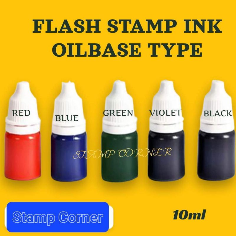 FLASH STAMP INK OILBASE 10ml COD | Shopee Philippines