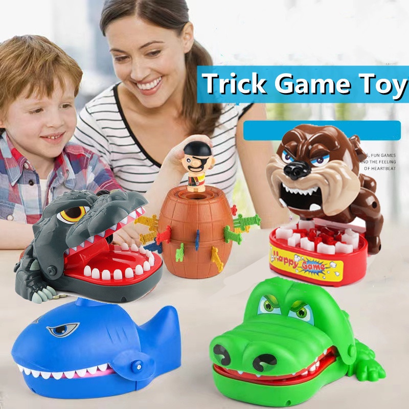 COD Decompression Crocodile Biting Finger Toy Bad Dog Hand Shark Pirate ...