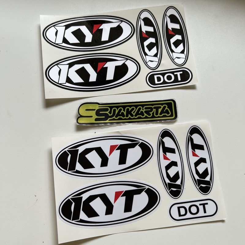 Kyt STICKER HELMET STICKER SET PRINCUTT | Shopee Philippines