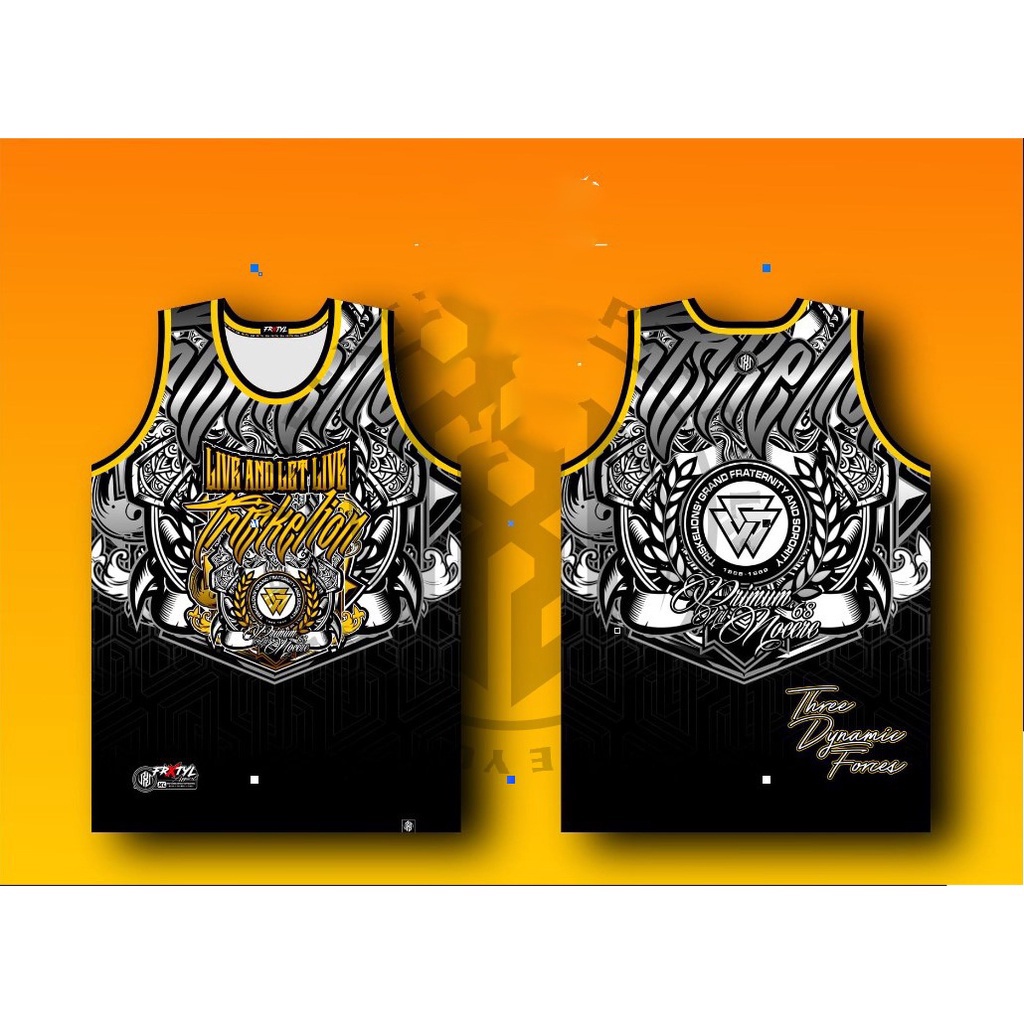 Triskelion Jersey Sando for Men Sublimation Tau Gamma Phi Triskelion ...