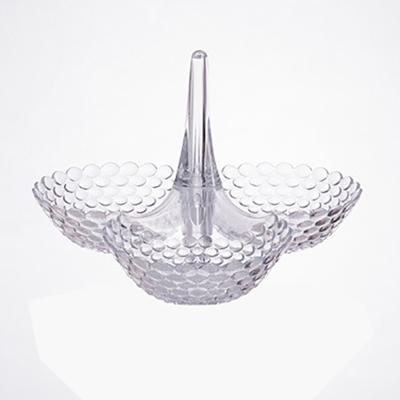 Multi-Layered Fruit Tray Creative Dessert Plate Crystal Bowl Living ...