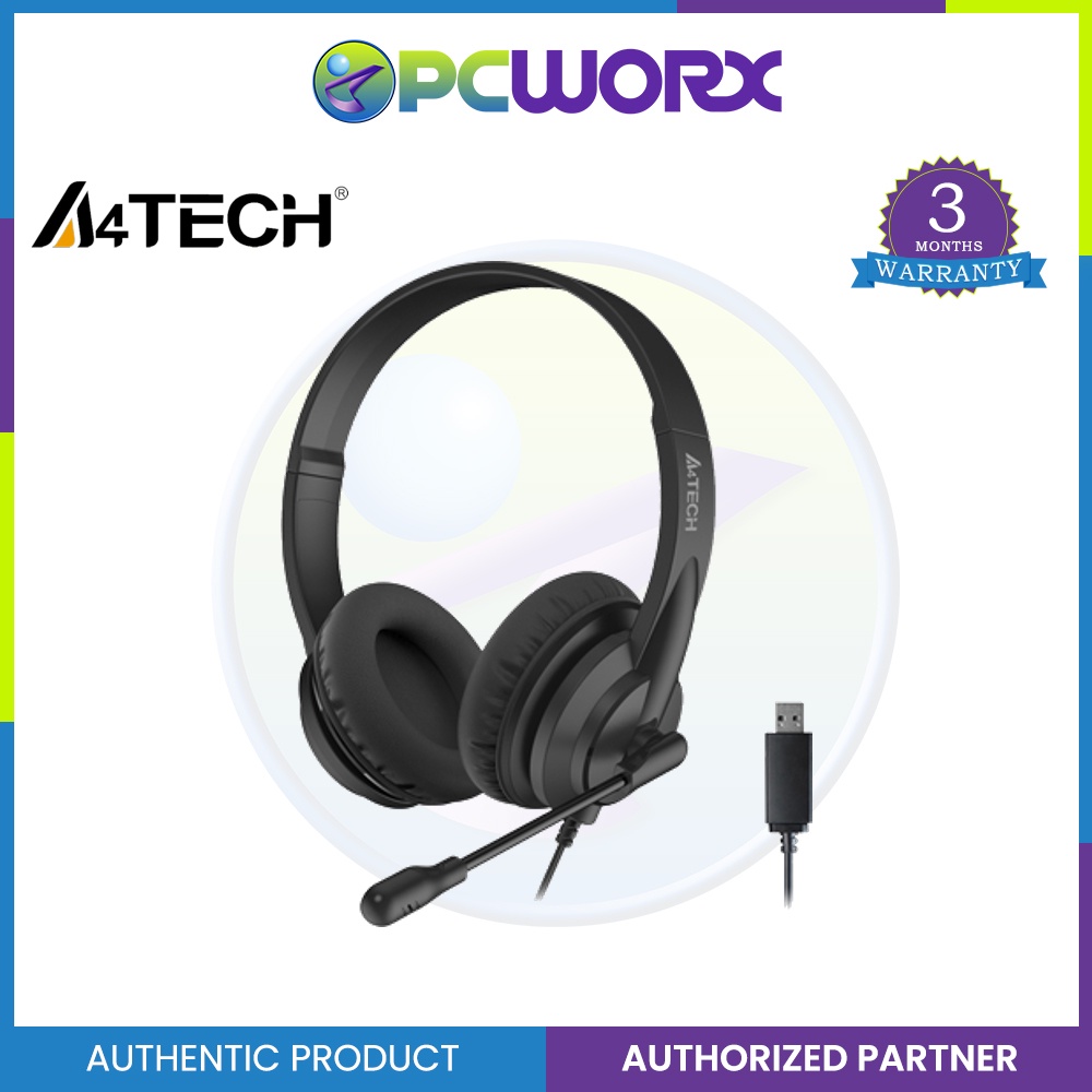 A4Tech HU-10 High Performance USB Headset | Shopee Philippines