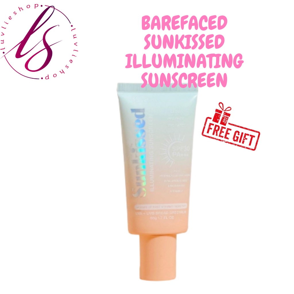 BAREFACED SUNKISSED ILLUMINATING SUNSCREEN | Shopee Philippines