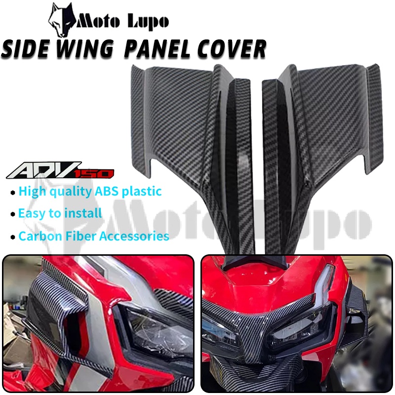 Motorcycle Honda ADV 150 Front Headiight Side Wing Wind Panel Cover ...