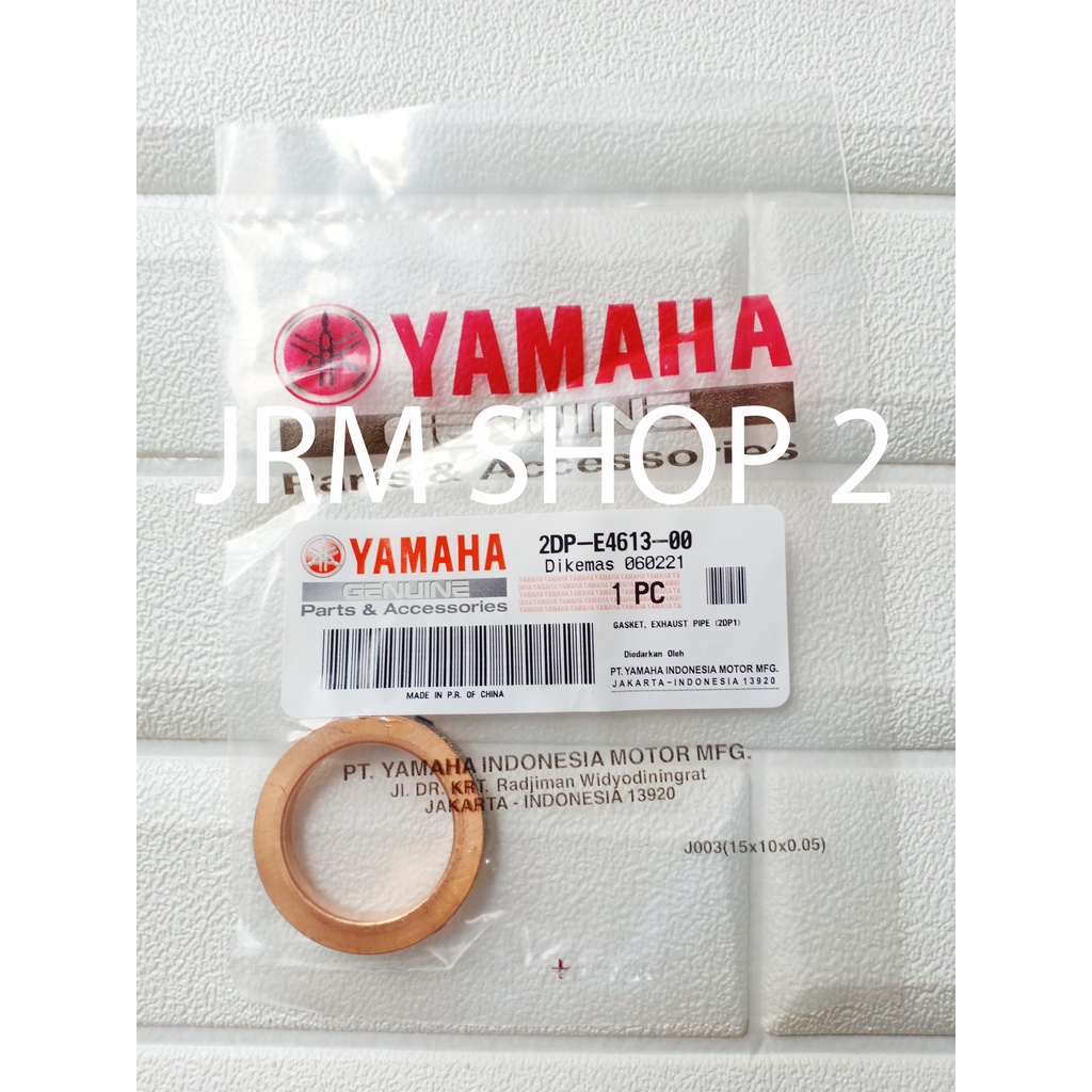 > YAMAHA GENUINE 2DP Exhaust gasket NMAX/AEROX (2DP-E4613-00) | Shopee ...