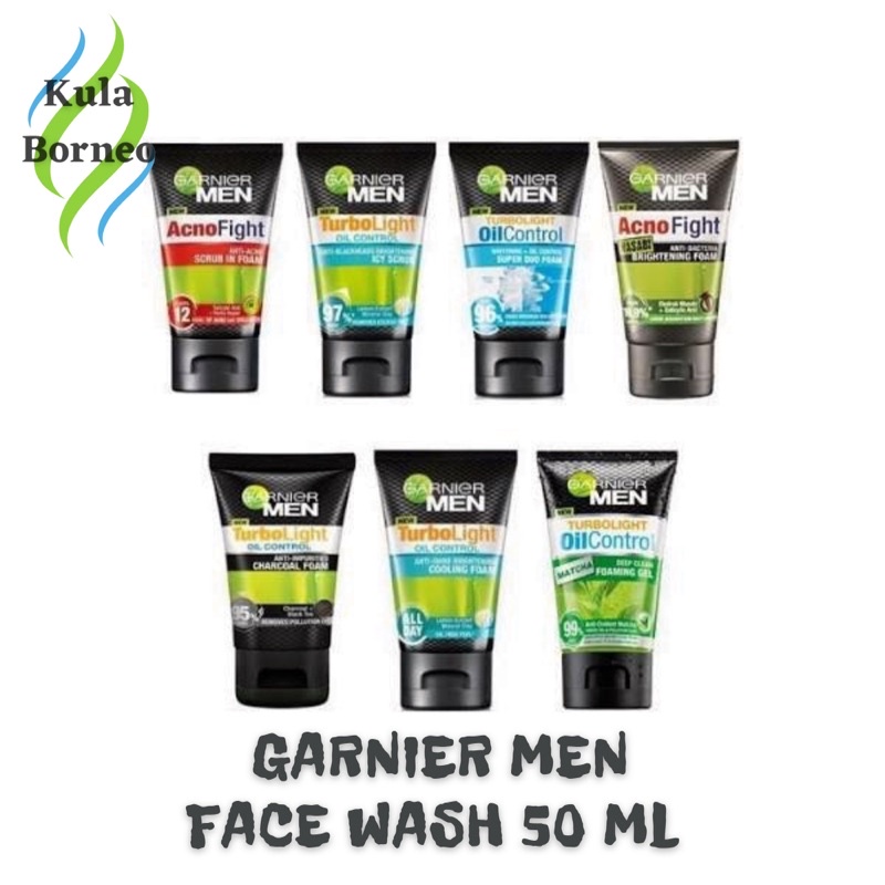 Garnier Men Face Wash All Variants 50 ml | Shopee Philippines
