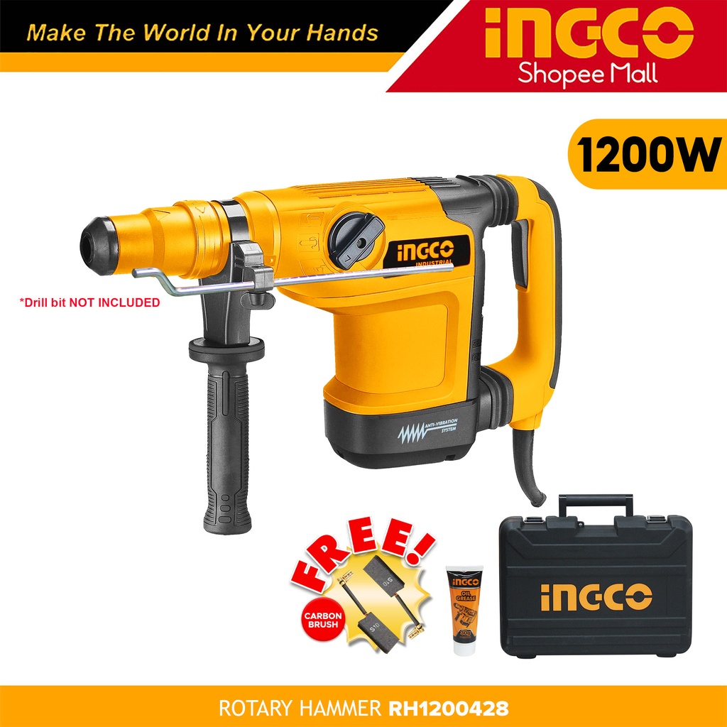 Ingco Rotary Hammer Chipping Gun 1200W RH1200428 IPT | Shopee Philippines