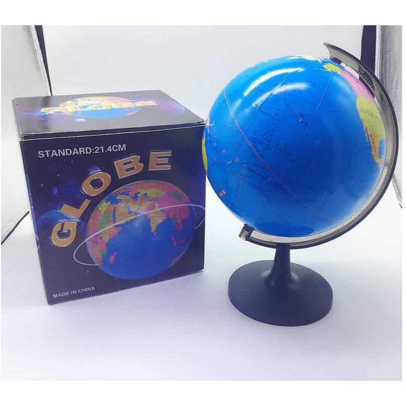 World Map Globe Rotating Map Educational Learning Geography 8.5 CM ...