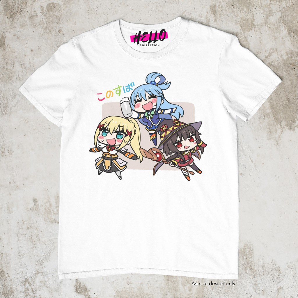 Konosuba - All Girl Ver1 Anime Shirt hellocollectioncod | Shopee ...