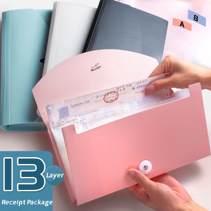 B6 Expanding Document Organ Bag Bill Storage Receipt For Office ...