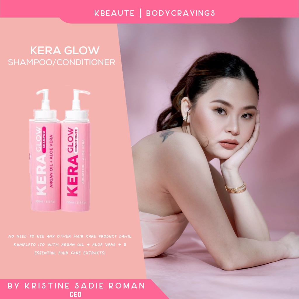 K-Beaute KeraGlow Shampoo and Conditioner | Shopee Philippines