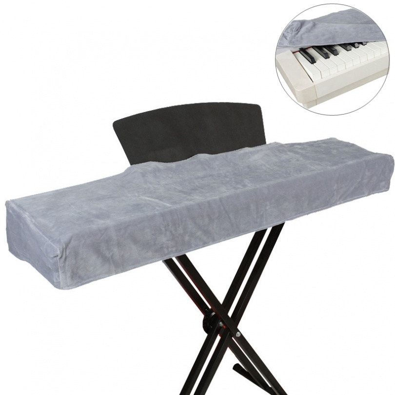 88 Keyboards Flannelette Grey Electronic Organ Piano Dust Cover ...