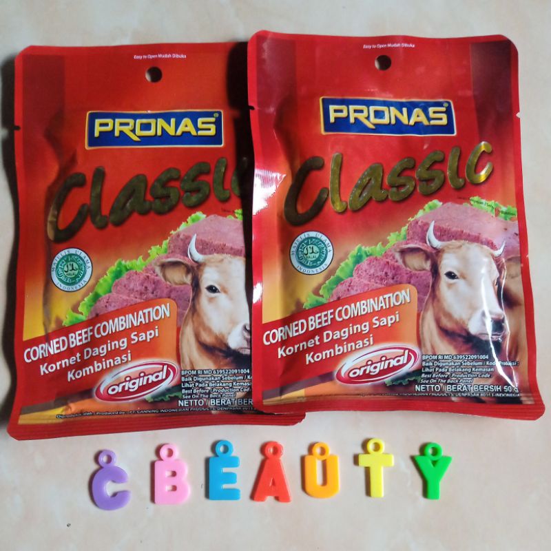 Pronas Corned Beef Original 50gram - Halal | Shopee Philippines