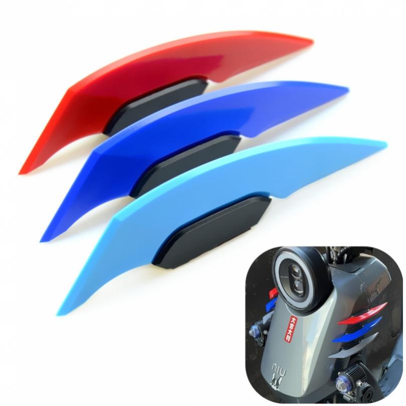 four colors optional Universal Motorcycle Winglet Aerodynamic Spoiler ...