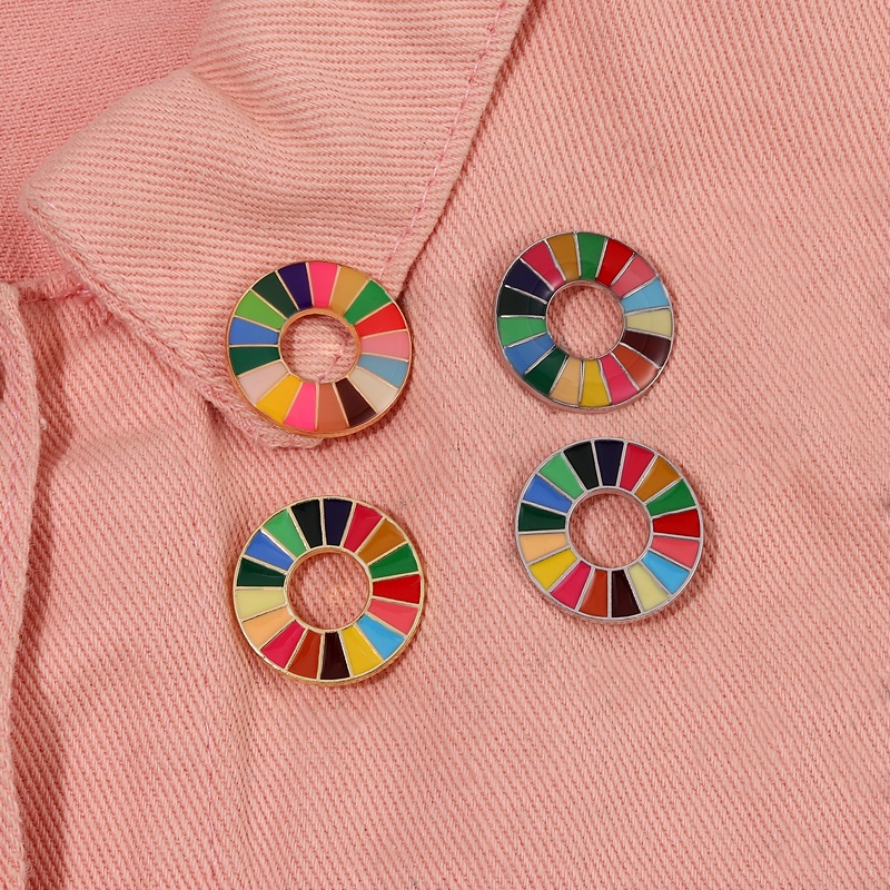 Creative Sustainable Development Goals Enamal Pin United Nations SDGs ...
