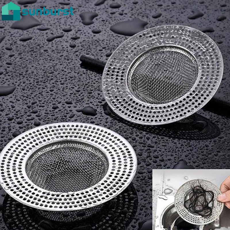 Floor Drain Cover Water Hair Blocking Shower Stainless Steel Washing ...