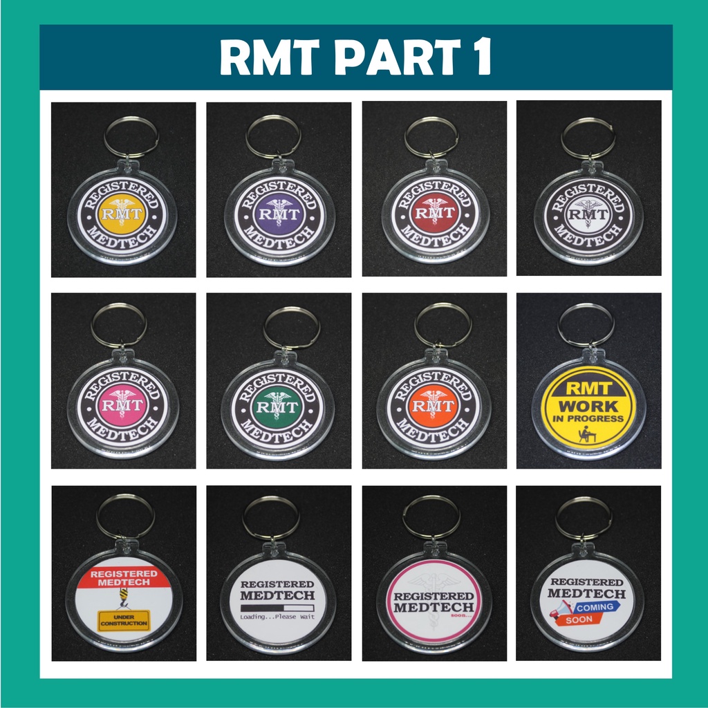 Medical Technologist Keychain for Students and Professionals (RMT, Soon ...