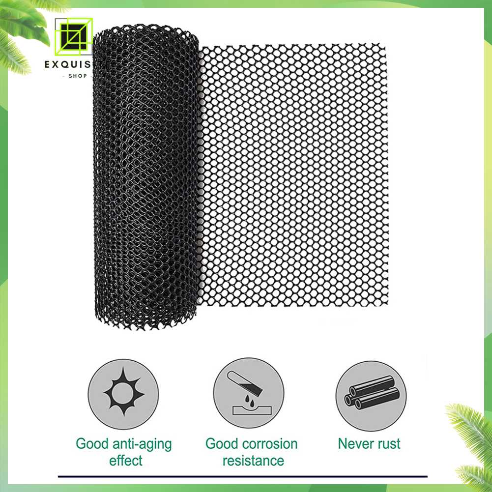 【EST】Universal Plastic Chicken Wire Fence Mesh Fencing Wire Gardening ...