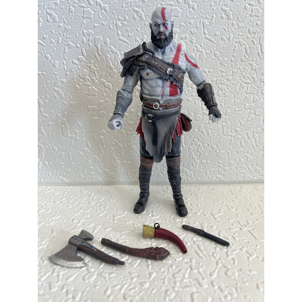 God of War Ragnarok Kratos & Atreus Original Loose Movable Collectible ...