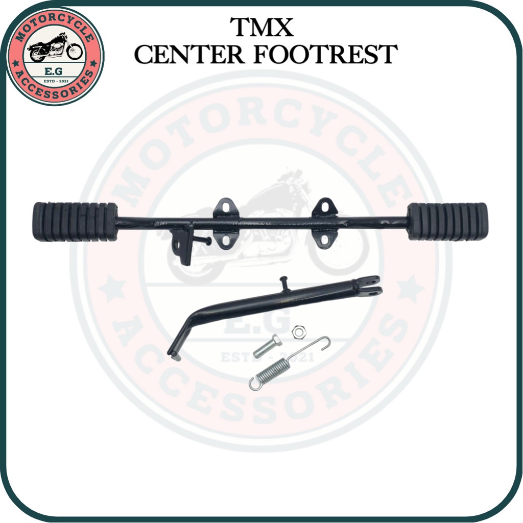 E.G Motorcycle Center Footrest With Side Stand for TMX | Shopee Philippines